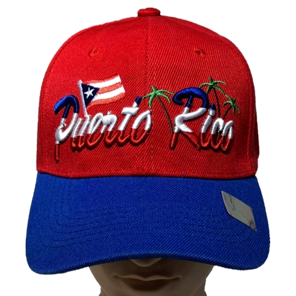 New League | Accessories | Puerto Rico Embroidered Adjustable Baseball ...